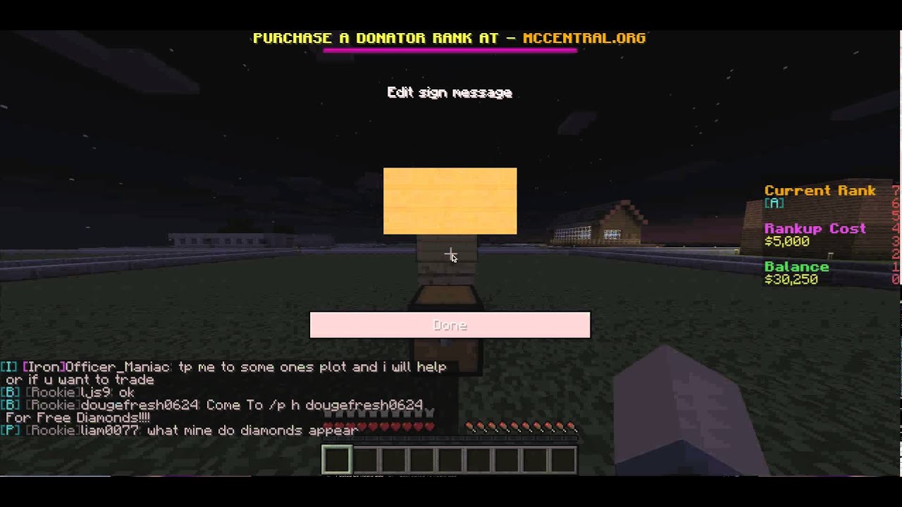 Chestshop Tutorial Youtube