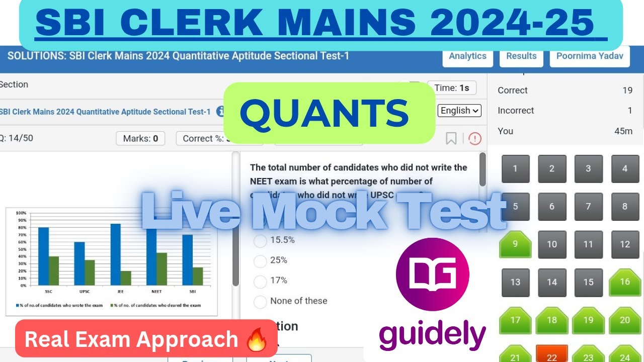 рџћїguidely Sbi Clerk Mains Live Mock Test рџ љрџ How To Attempt Mockрџ ќ