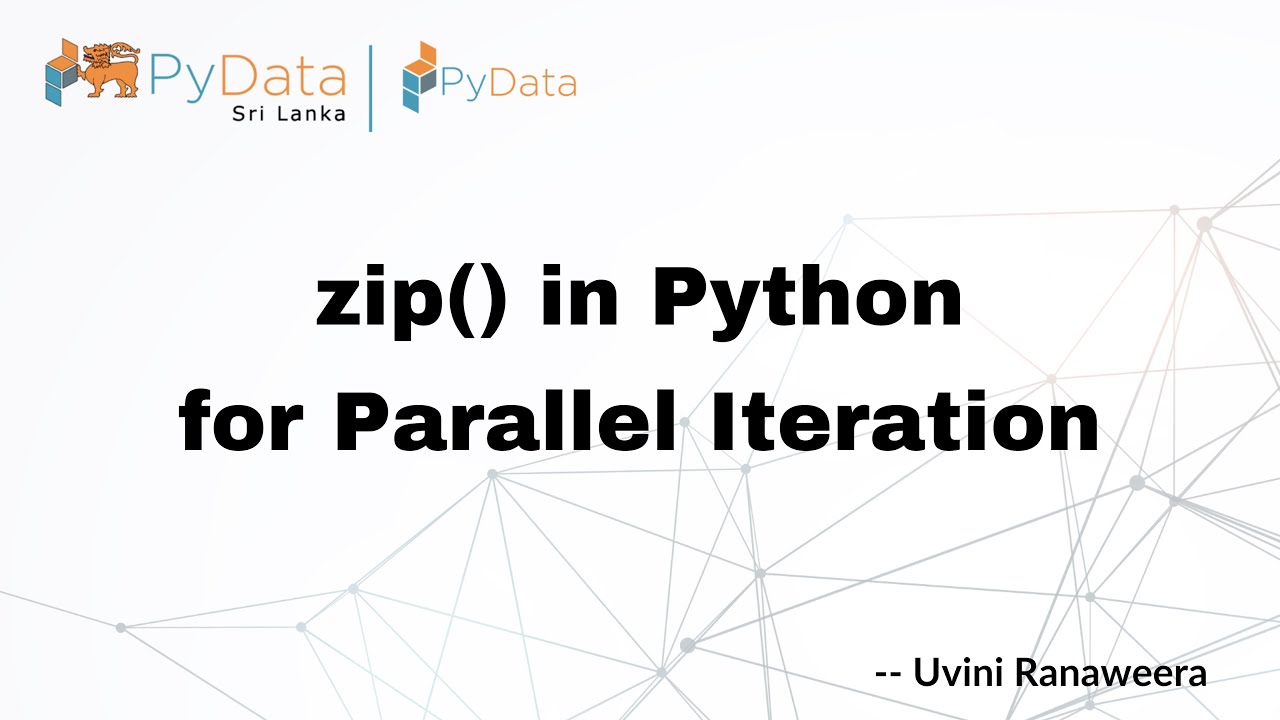 Python Zip Function Youtube