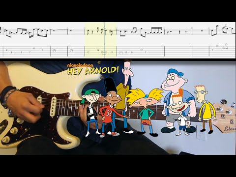 Hey Arnold Jim Lang Stompin End Credits Guitar Cover Tabs