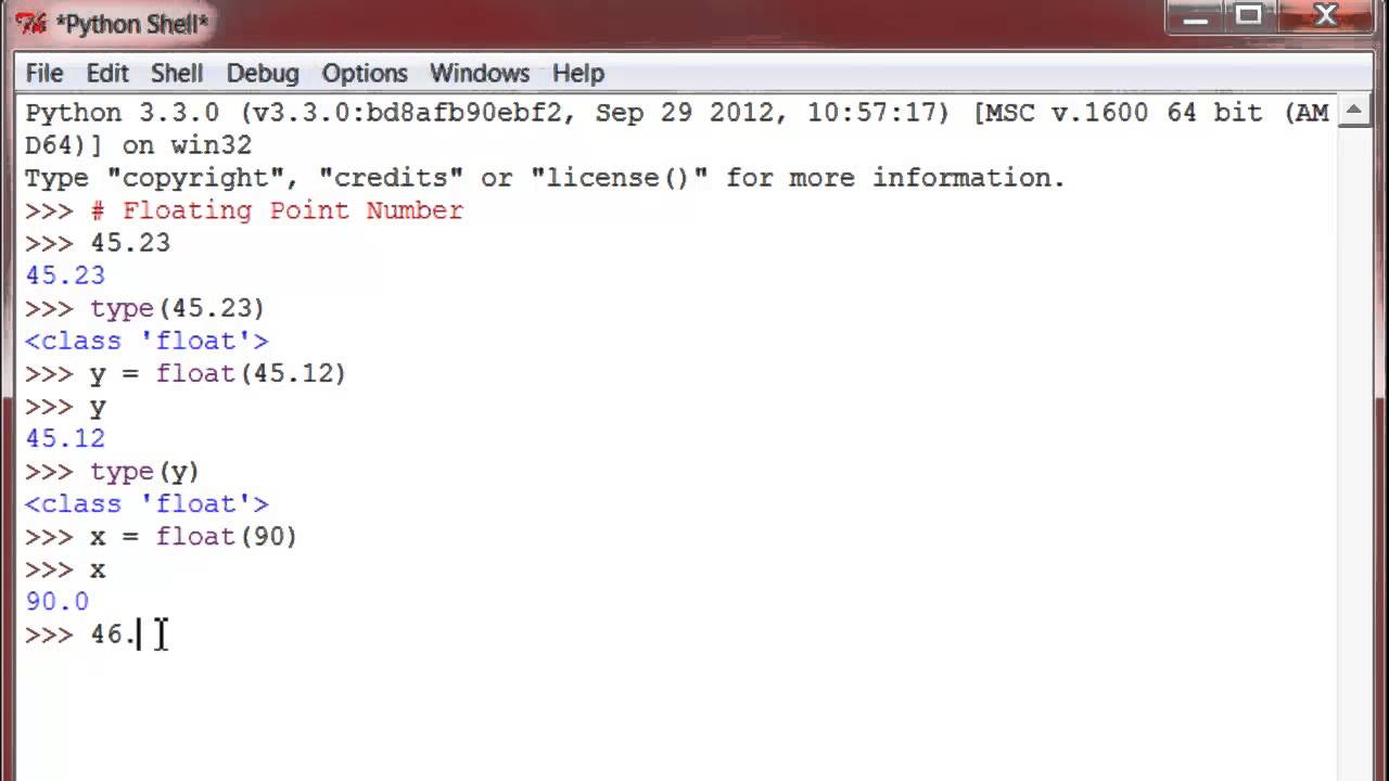 03 Data Type Float Youtube