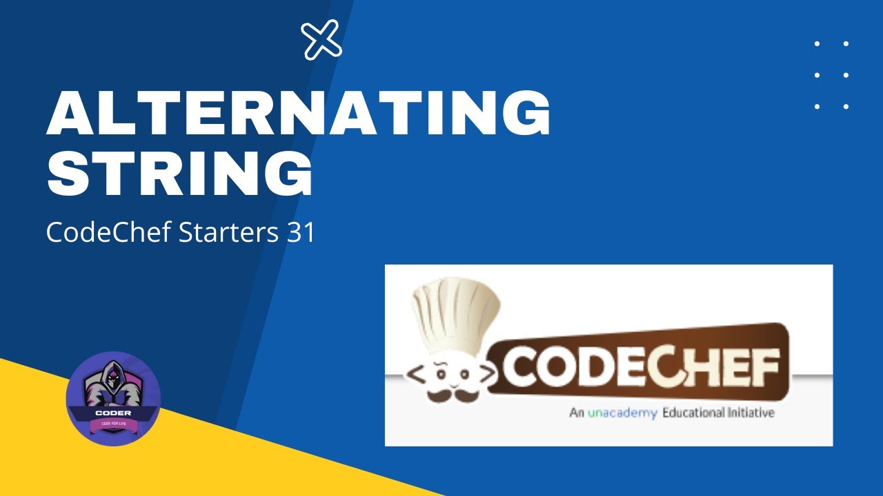 Alternating String Problem Code Altstr Codechef Solution Python3