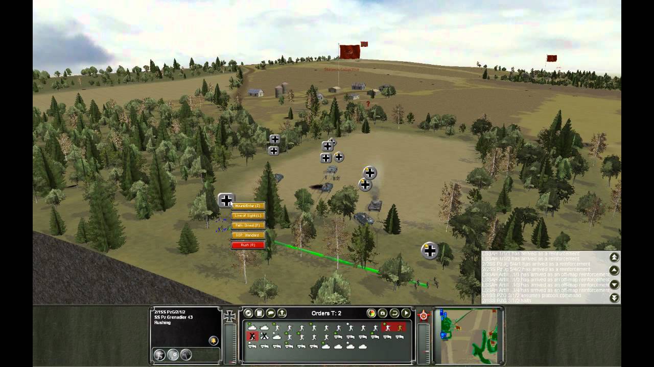 Panzer Command Ostfront Gameplay Battle Scenario Youtube