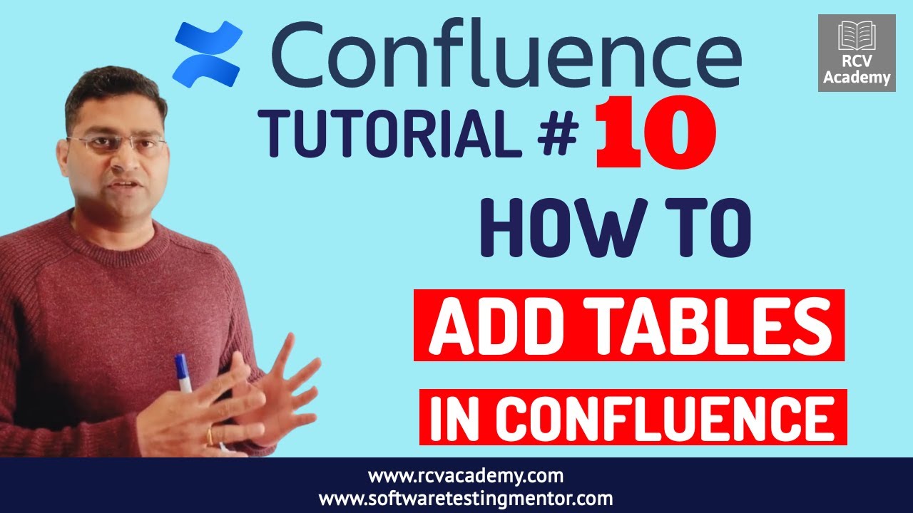 Confluence Tutorial 10 How To Add Tables In Confluence Youtube