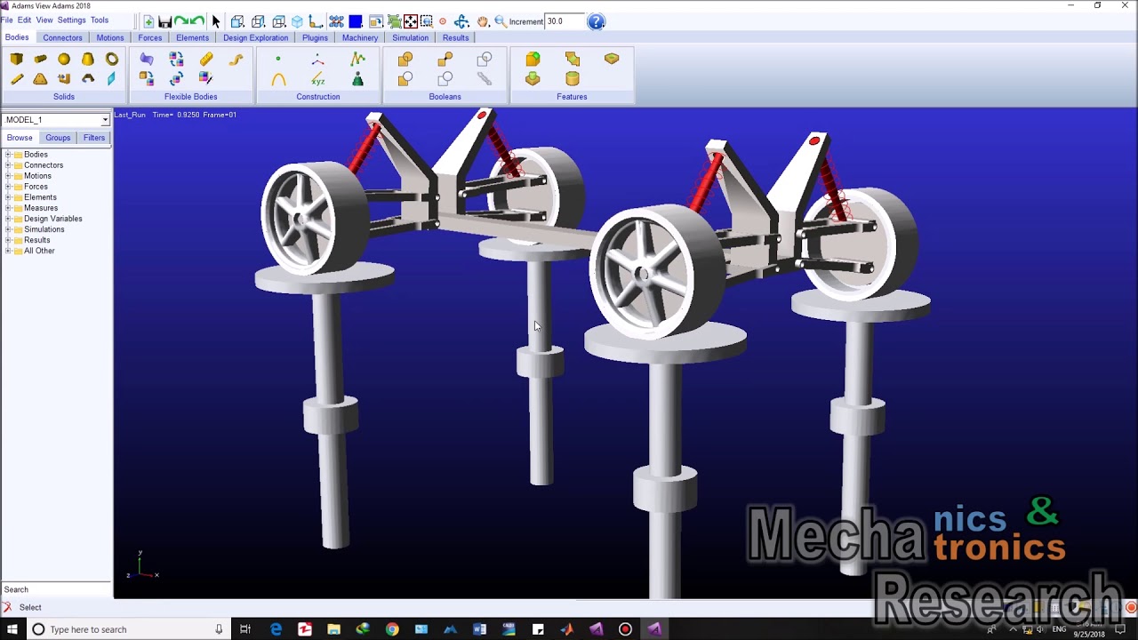 Active Suspension Msc Adams Youtube