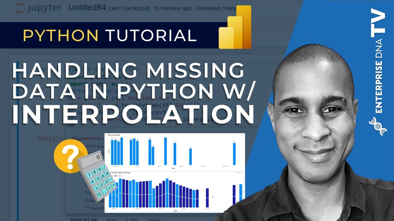 How To Handle Missing Data In Python With Interpolation Youtube
