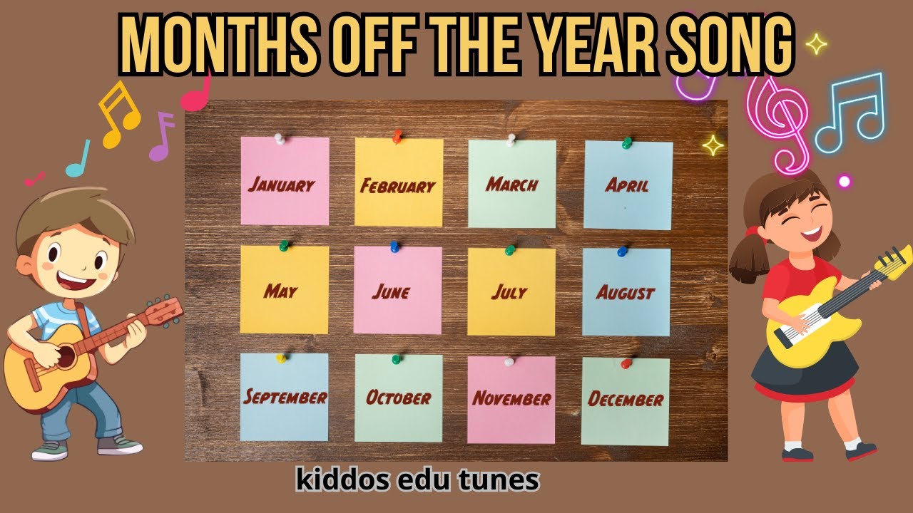 рџћ The Months Of The Year Song Fun Educational Kids Song Learn The
