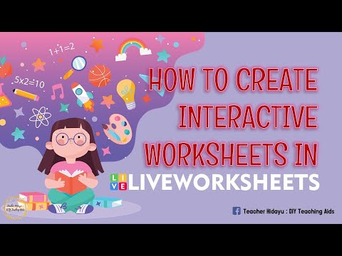 Tutorial Interactive Worksheet In Liveworksheet Youtube