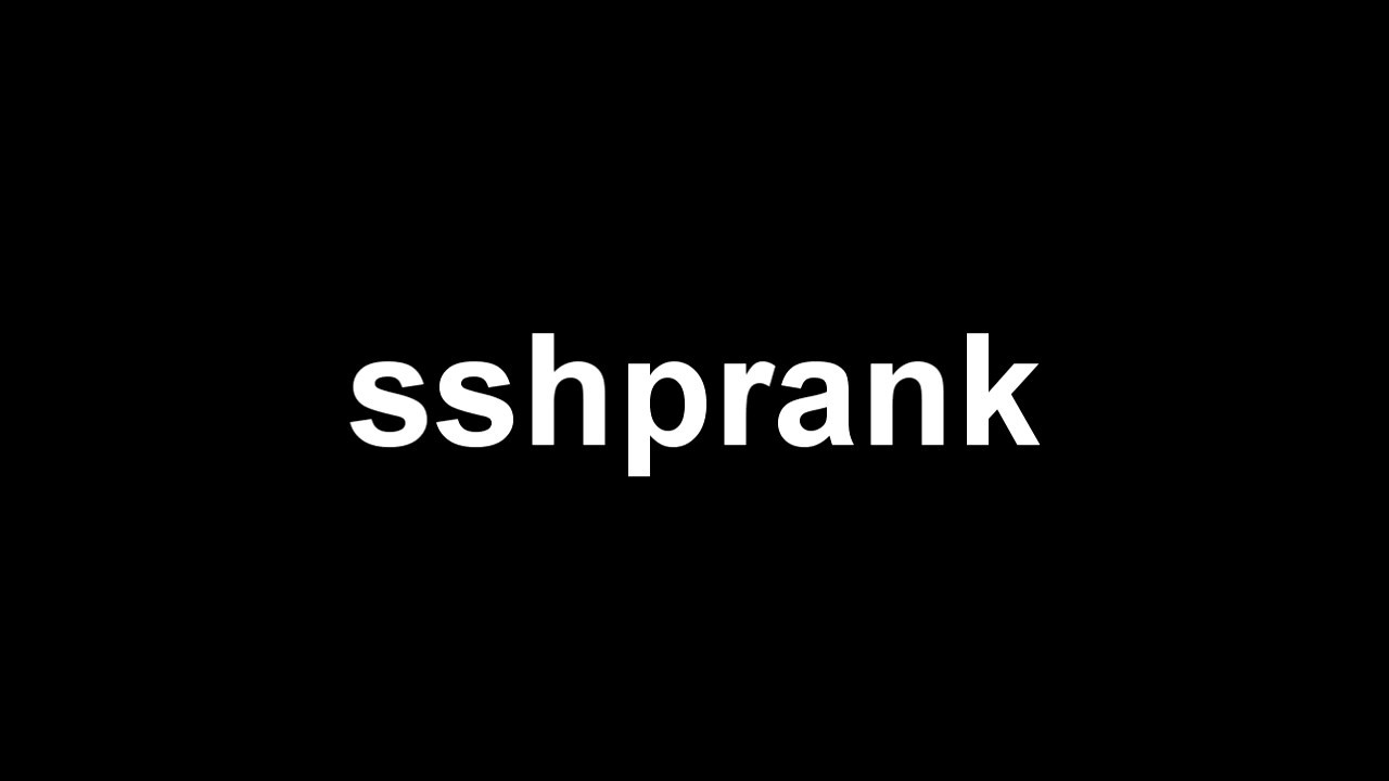 Sshprank Youtube