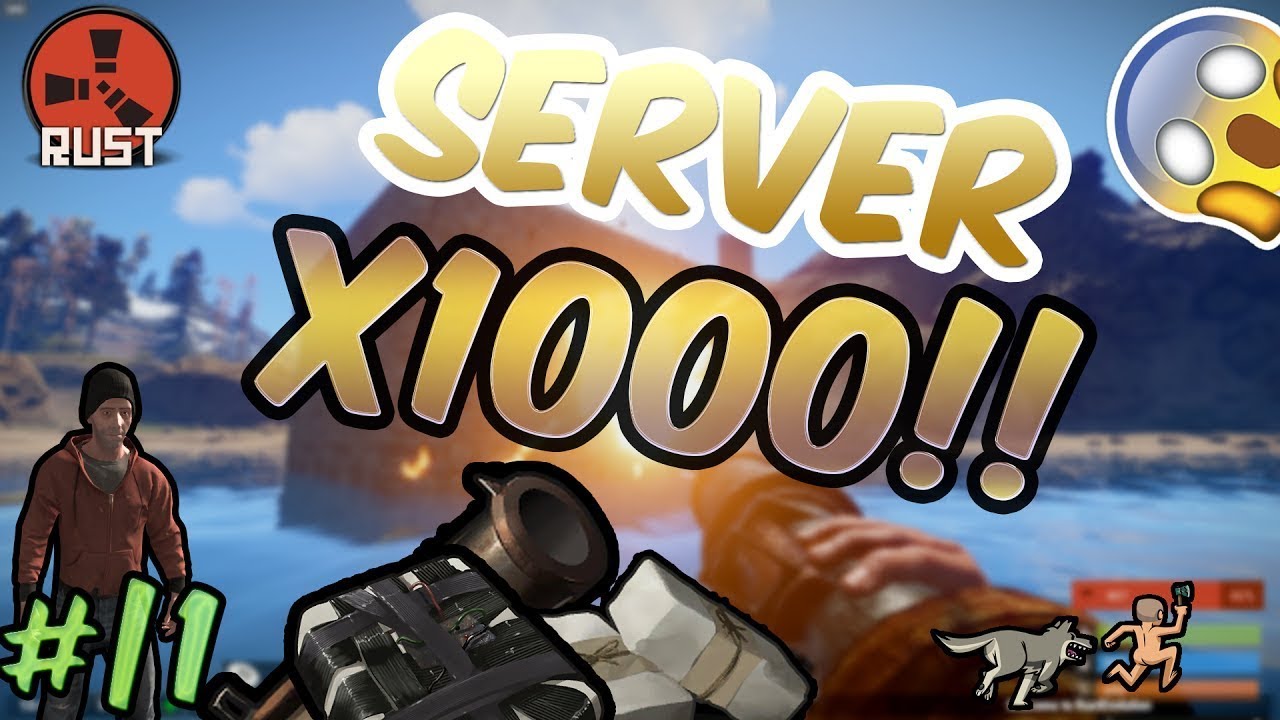 Rust Server X1000 Preparando Todo Youtube