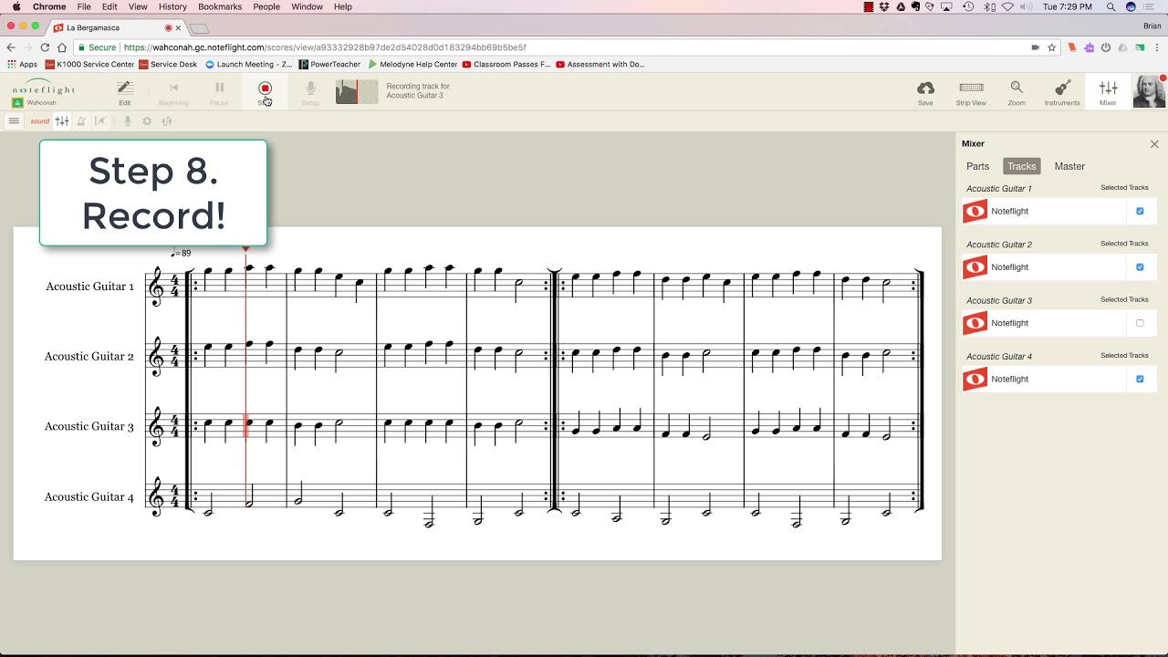 Recording In Noteflight Learn Youtube