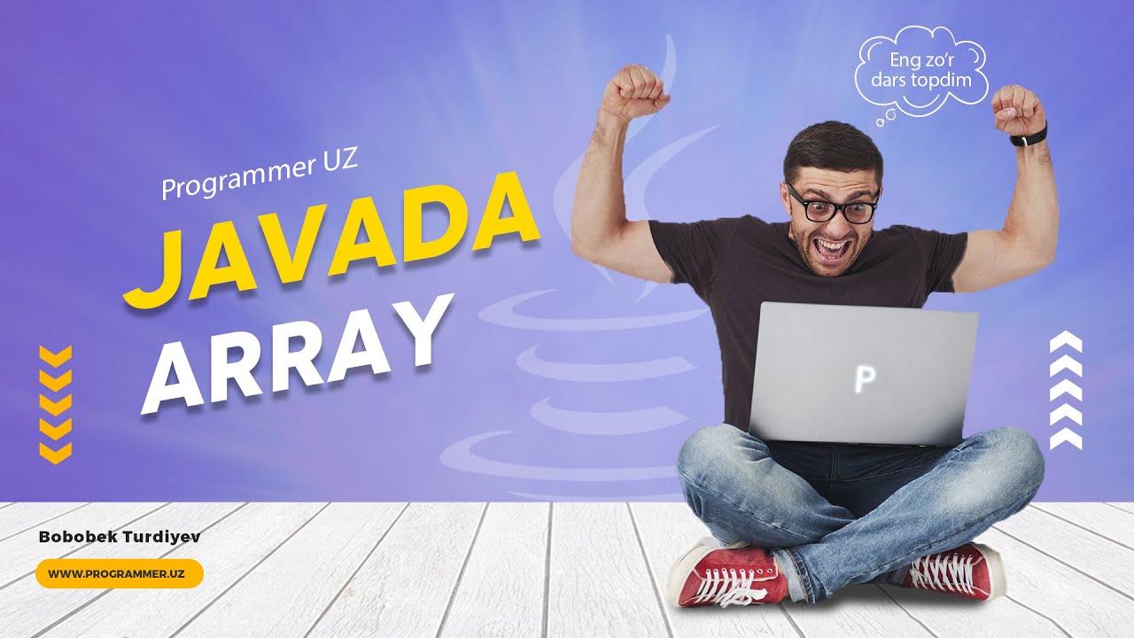 Array Java Dasturlash Tili Java Darslari Youtube
