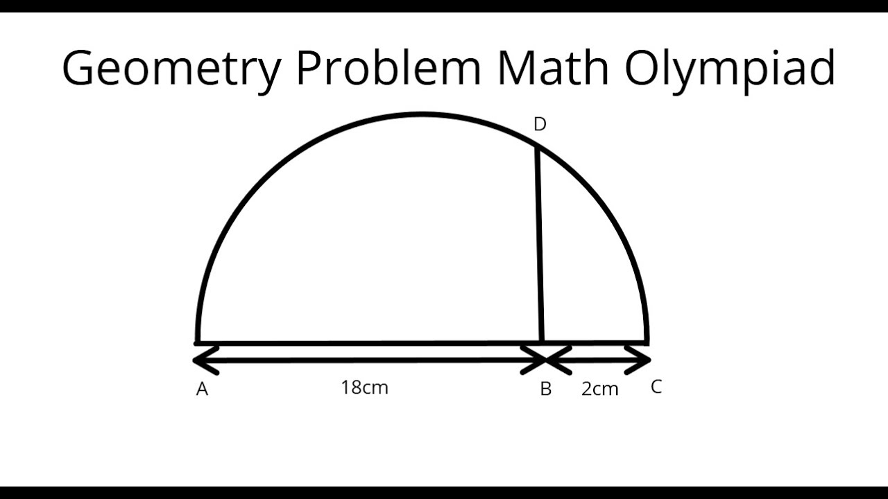 Geometry Problem Math Olympiad Youtube