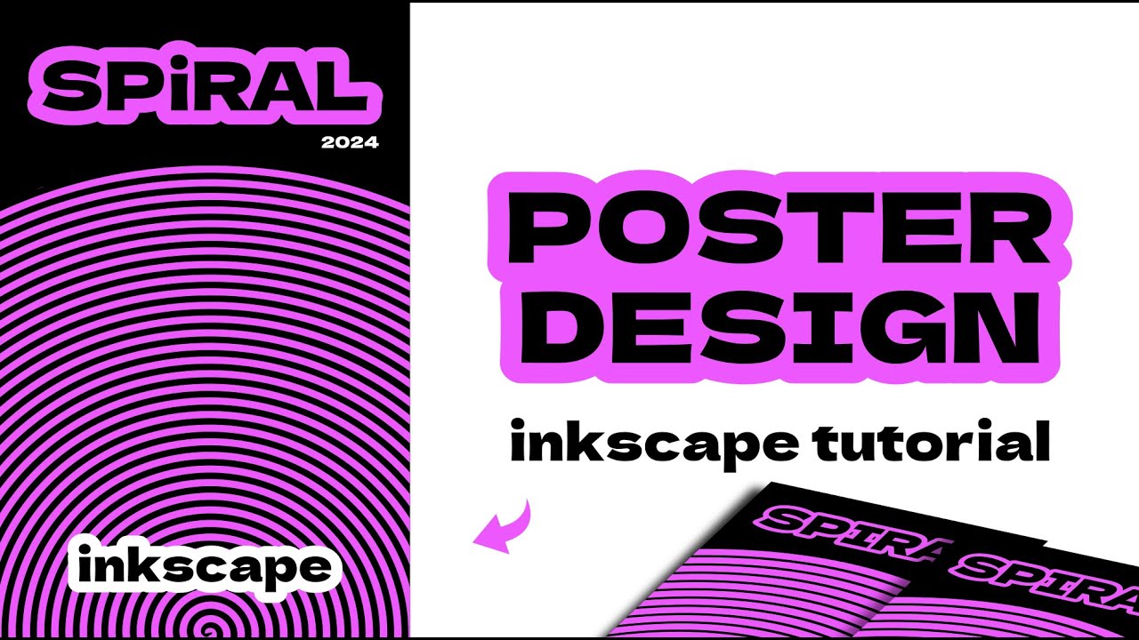 Poster Design Tutorial In Inkscape Youtube