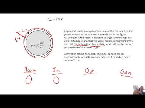 Heat Transfer Chapter 1 Example Problem 4 Radiation And