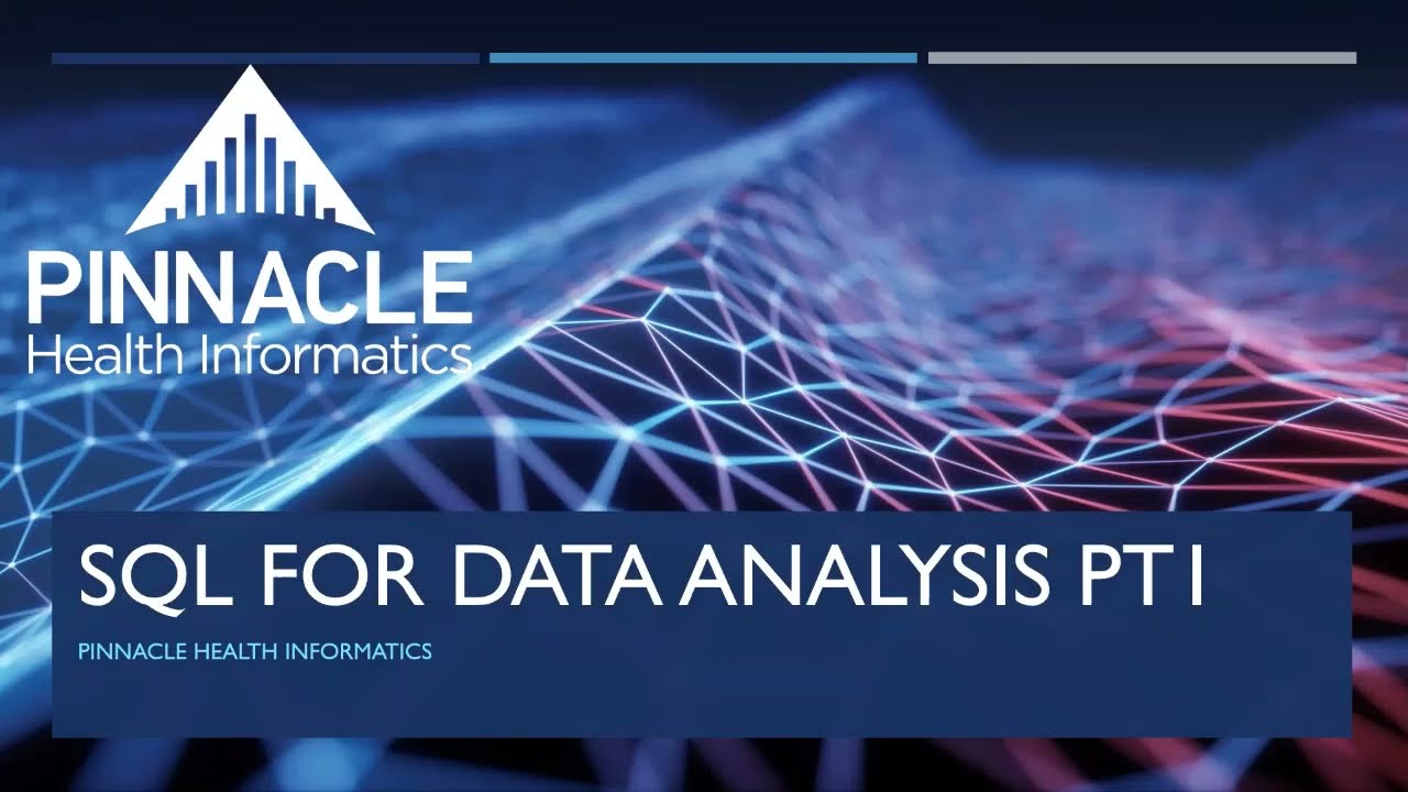 Data Analysis With Sql September Webinar Youtube