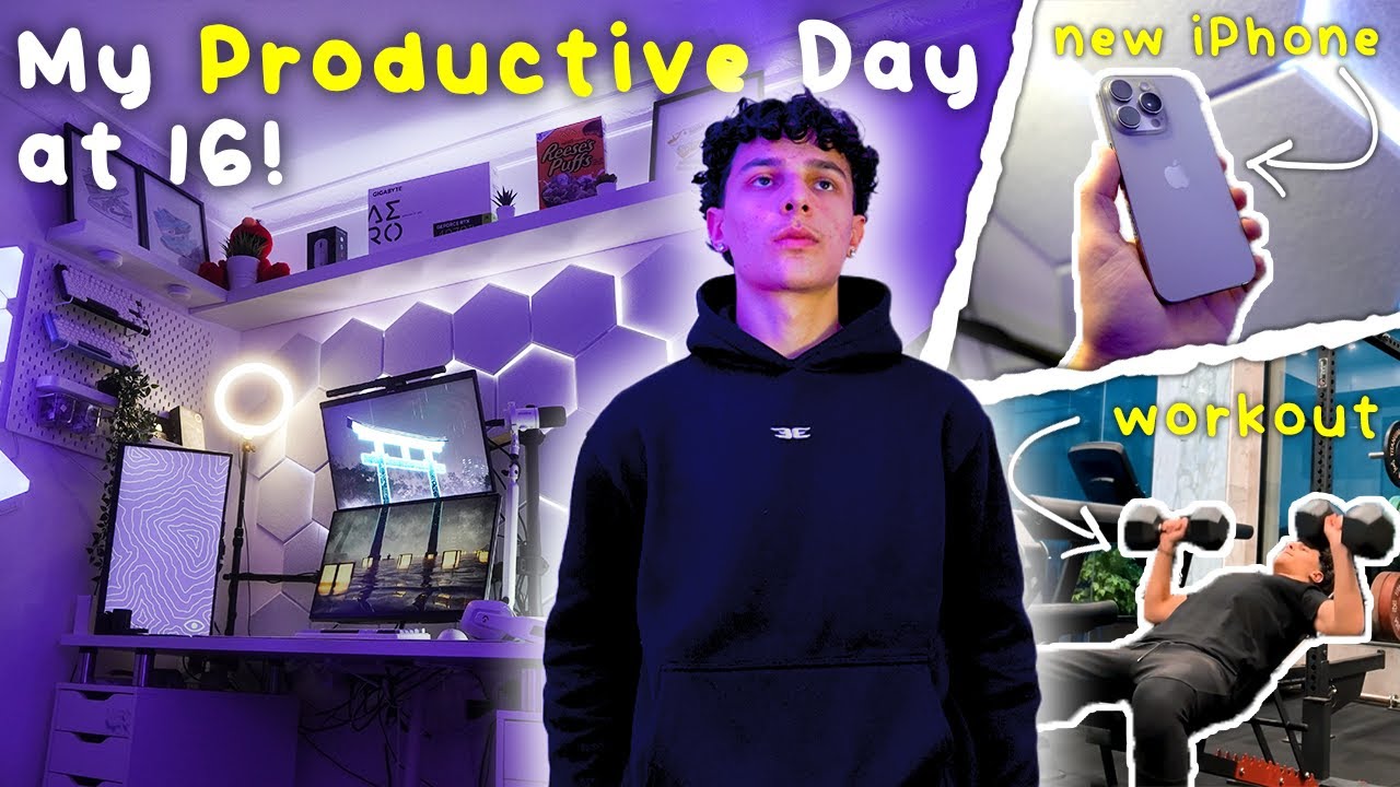 A Productive Day In The Life Of A 16 Year Old Content Creator Youtube