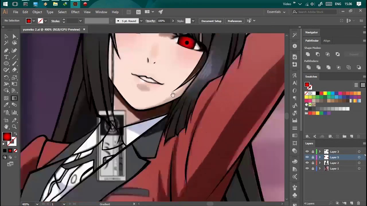 How To Draw Anime In Illustrator