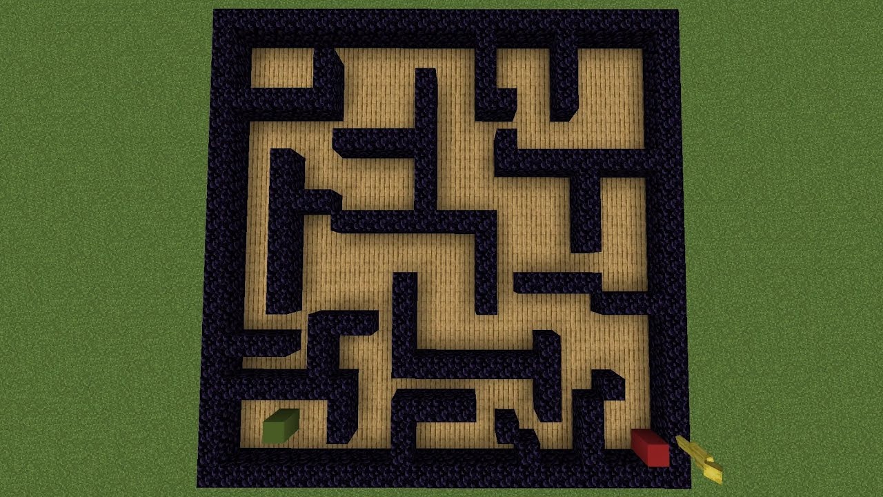 I Did A Block Pathfinding Algorithm In Minecraft Youtube