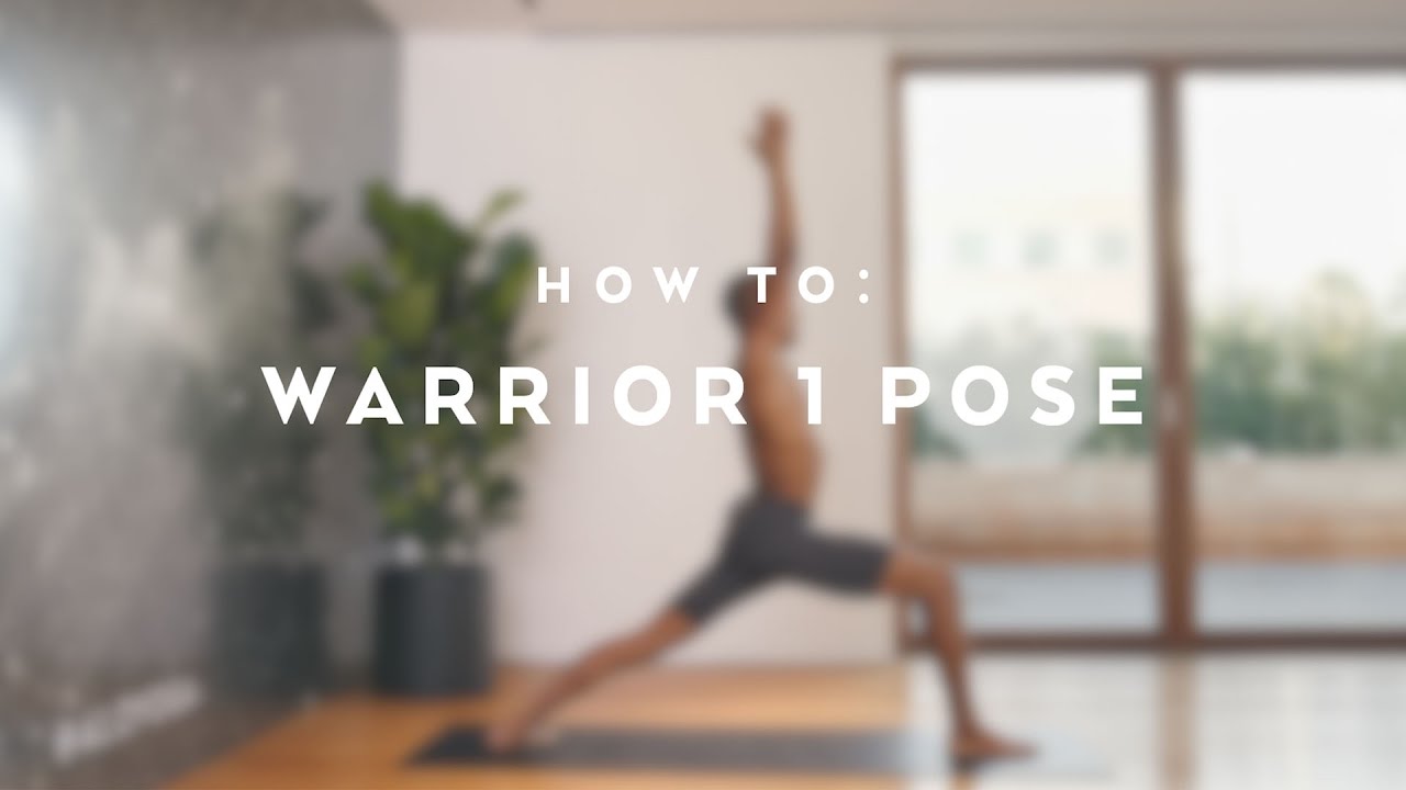 How To Warrior 1 Pose With Andrew Sealy Youtube