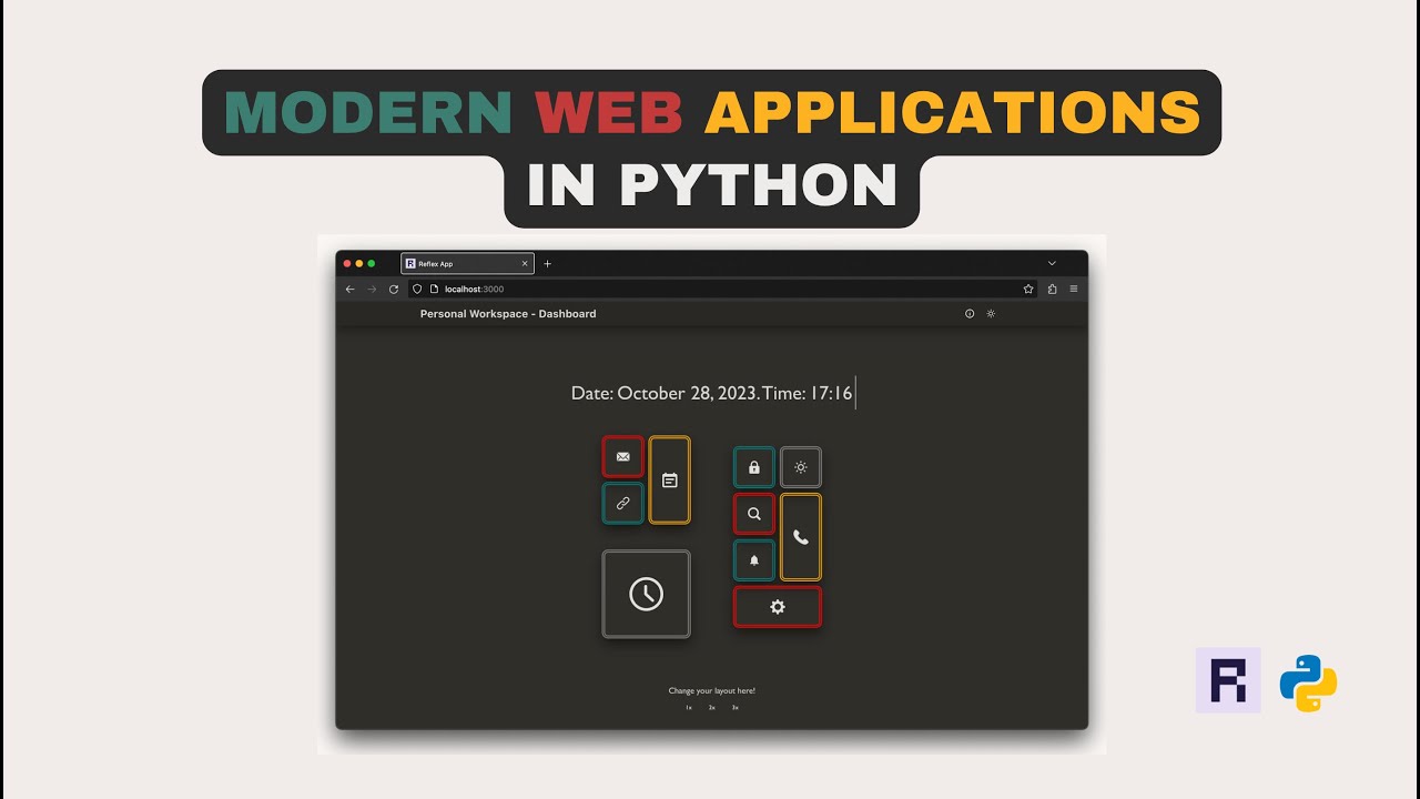 Modern Web Applications In Python Reflex Youtube