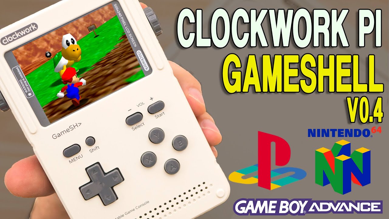 Clockwork Pi Gameshell V0 4 Review N64 Ps1 Gba Mame Youtube