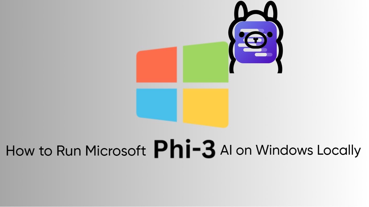 How To Run Microsoft Phi 3 Ai On Windows Locally Youtube