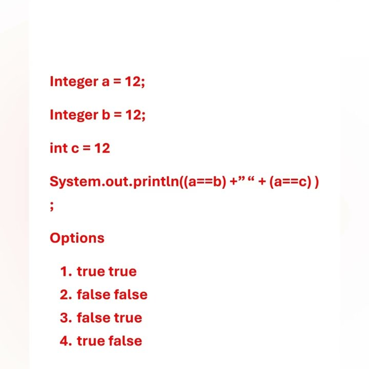Daily Java Interview Questions Guess The Output Java Shorts Youtube