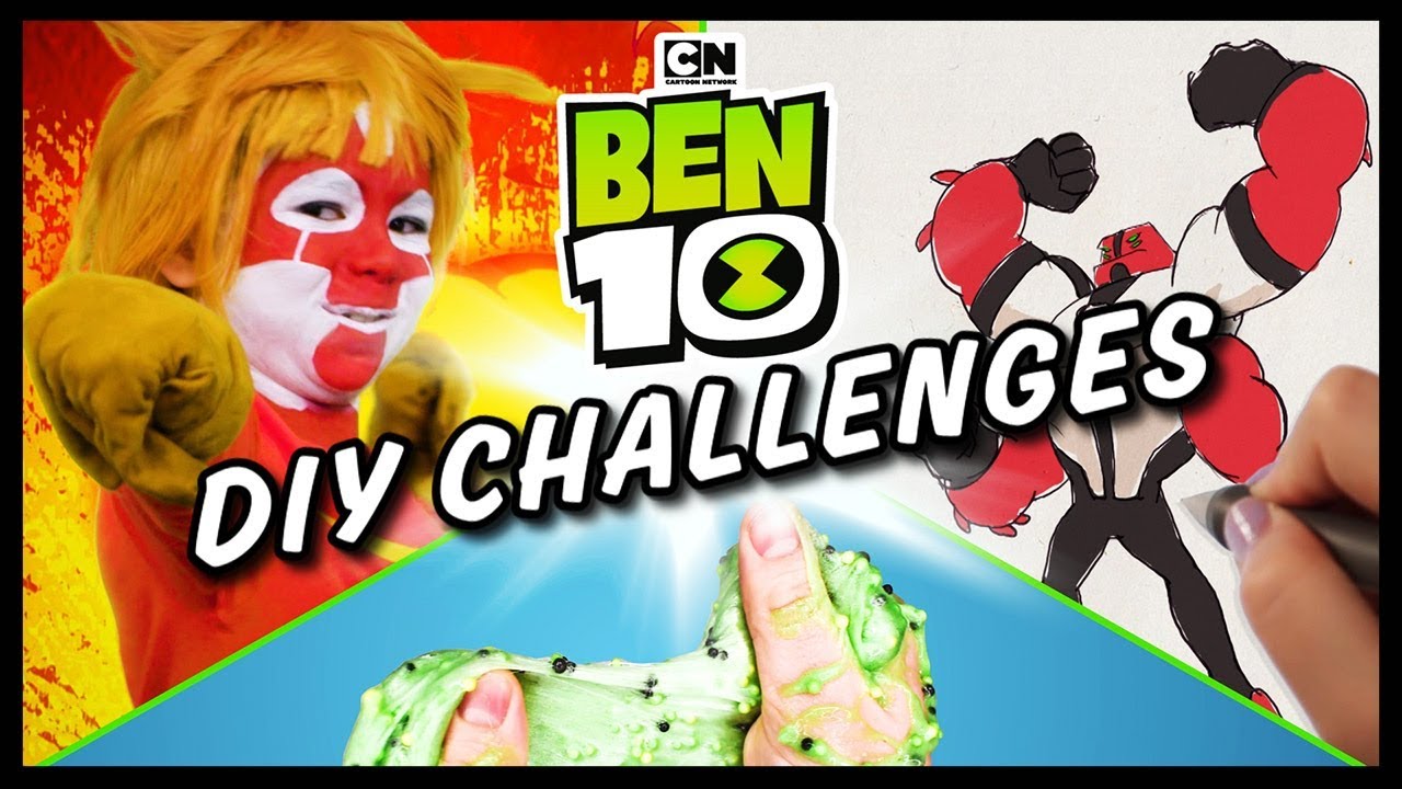 Cool Ben 10 Diy Challenges Ben 10 Cartoon Network Youtube