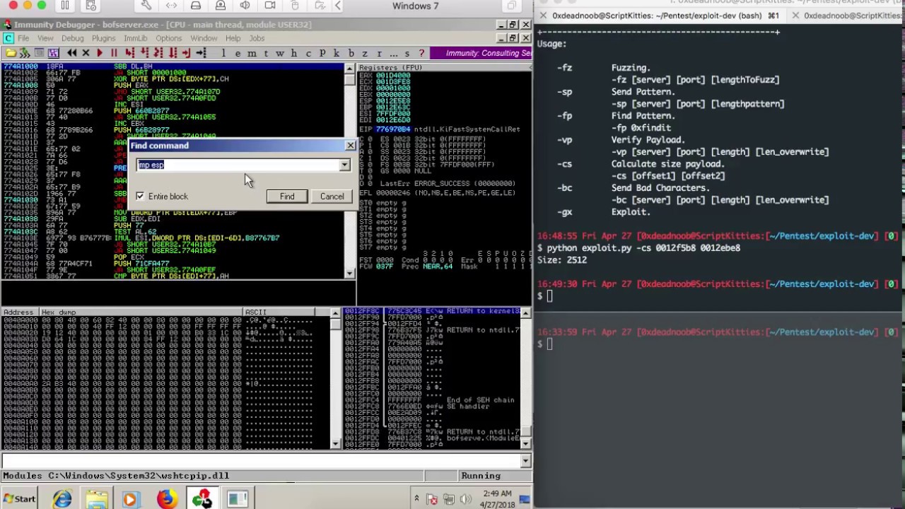 Remote Stack Buffer Overflow Fuzzing Test Youtube