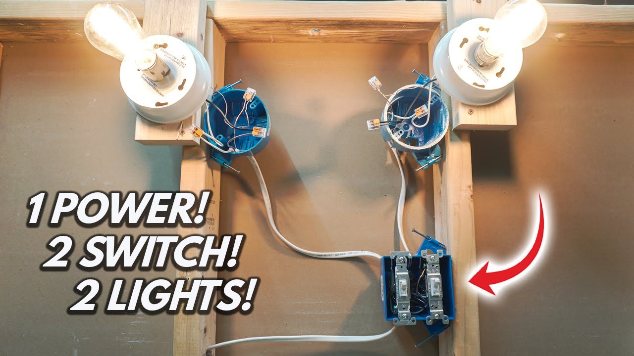 How To Wire A Switch Between Two Lights Homeminimalisite