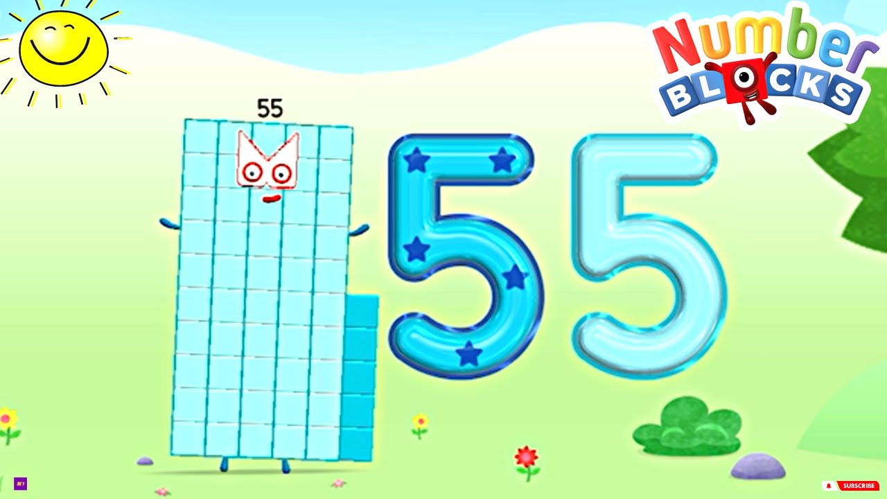 Numberblocks World App Meet Numberblocks Fifty Five Number 55