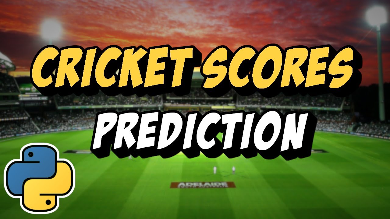 Machine Learning Project Cricket Score Prediction Using Python