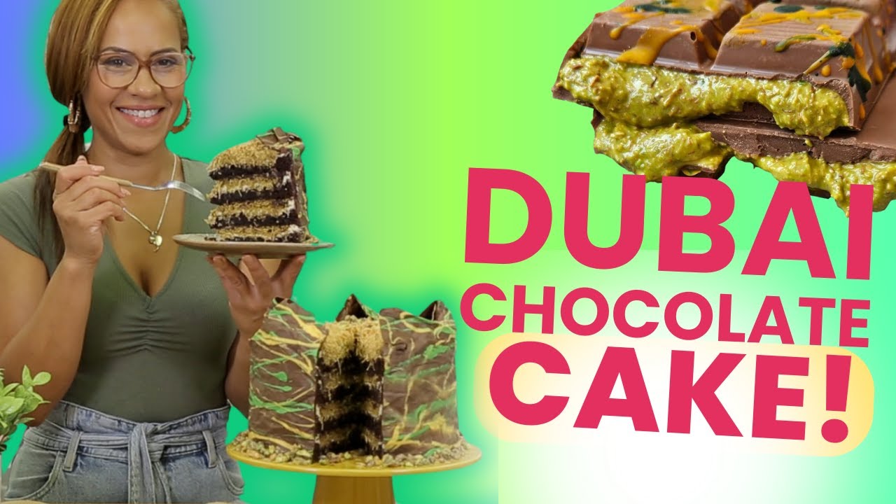 Viral Dubai Chocolate Bar Turned Into Cake How To Cake It With