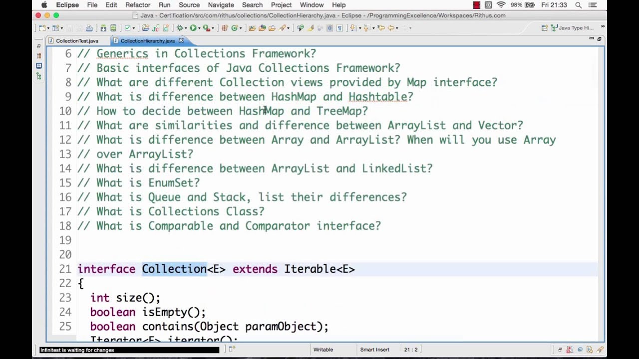 Java Collections Tutorial Youtube