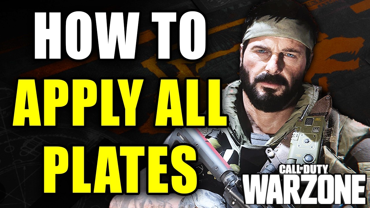 How To Apply All Armor Plates At Once In Cod Black Ops 6 Warzone Youtube