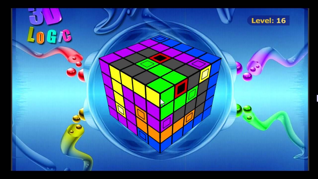 3d Logic Cube Level 16 Youtube