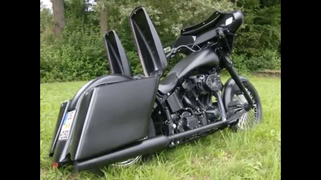 Harley Davidson Softail Bagger Umbau Nach Gefahrenen 5000km Youtube