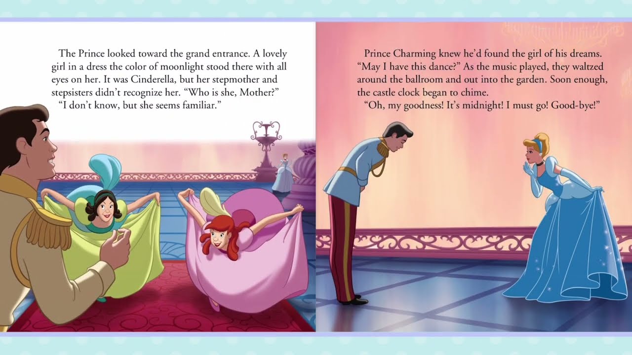 таьcinderellaтаэ ёярн Disney Princess Book Read Aloud Classic Fairytale