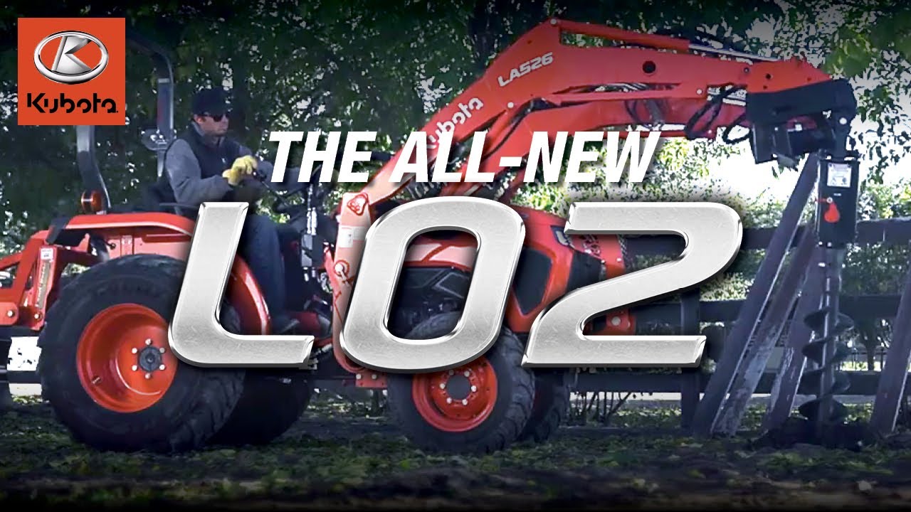 The Kubota L02 Series All In On Adaptability Youtube