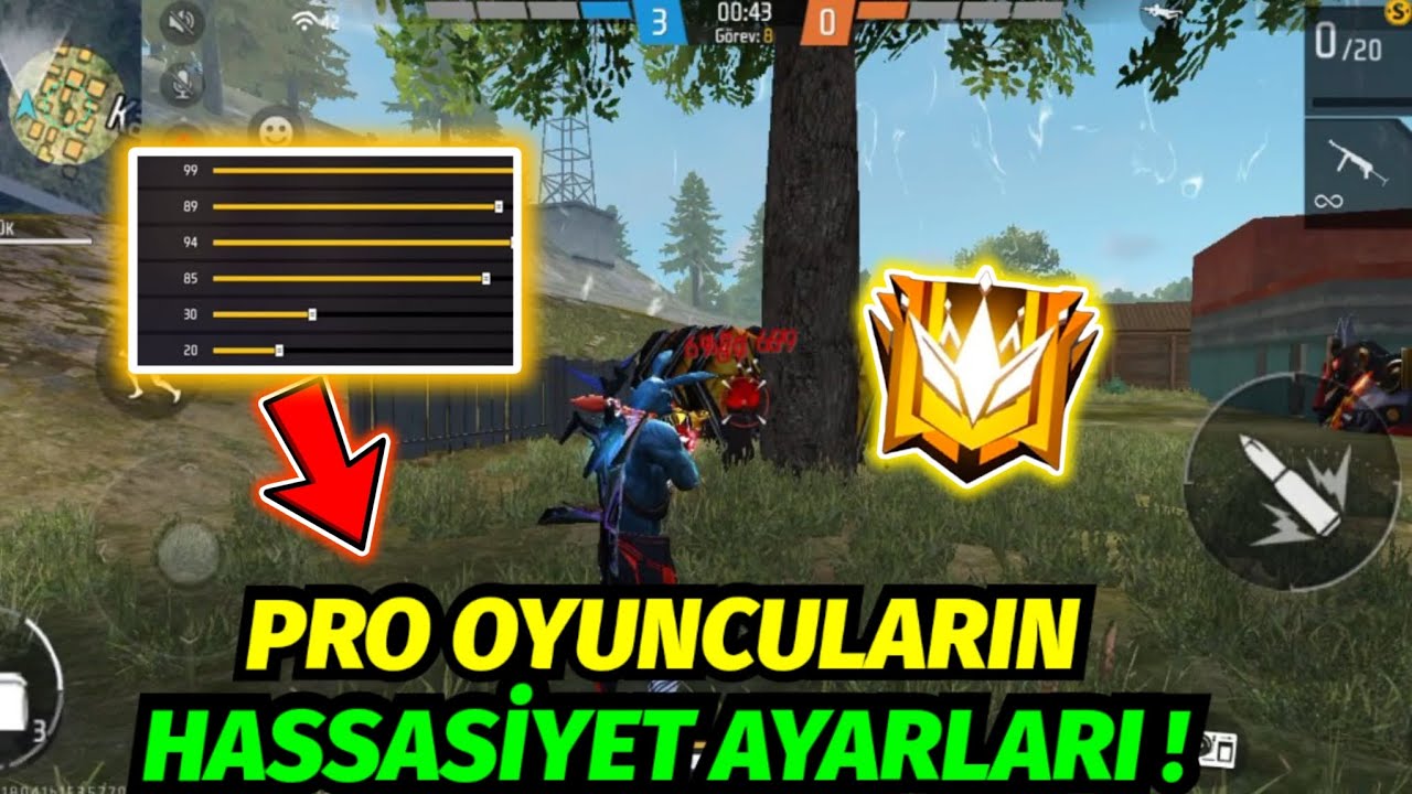 Pro Oyuncularin Hassasi̇yet Ayarlari Free Fi̇re Hassasi̇yet Free Fi̇re