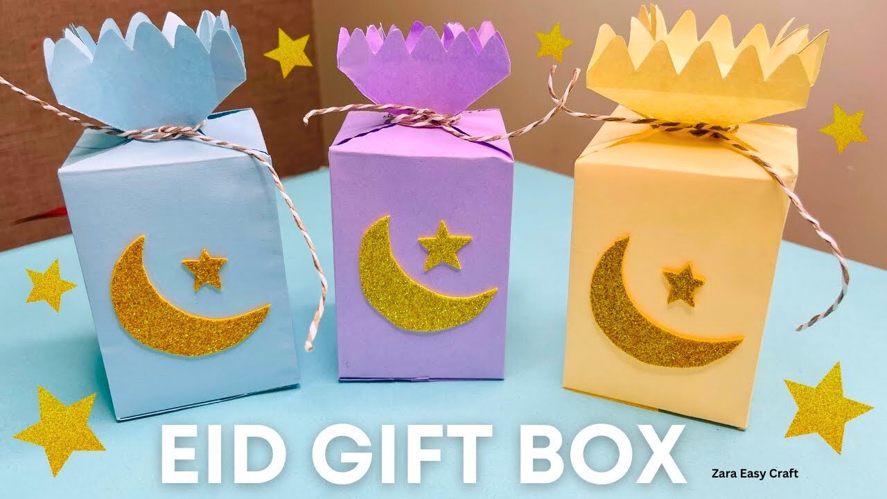 Eid Gift Box Ideas Eid Craft Box Ideas Youtube