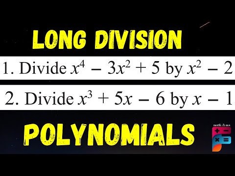 Long Division With Polynomials The Easy Way Youtube