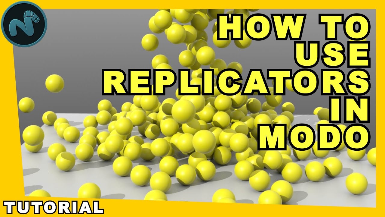 How To Use Replicators In Modo Tutorial Youtube