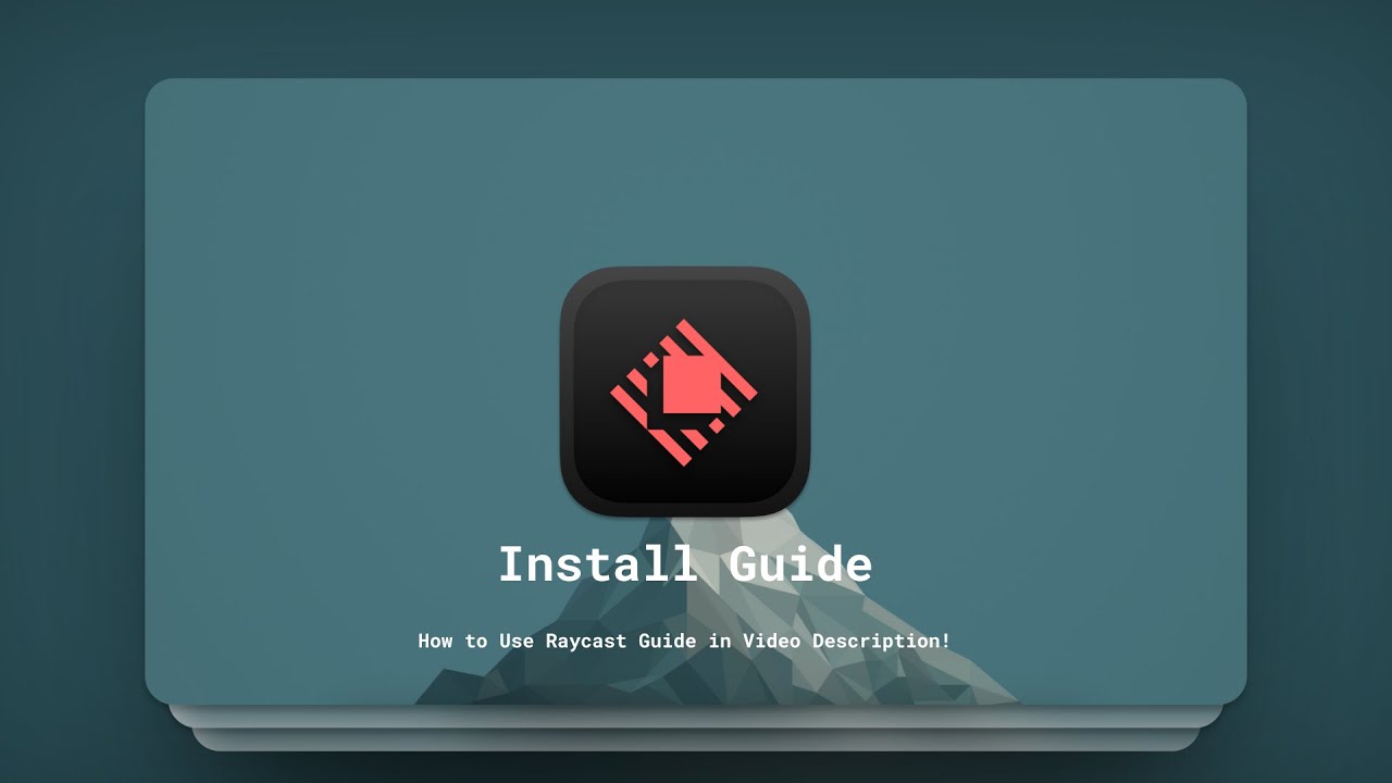 How To Install Raycast Youtube