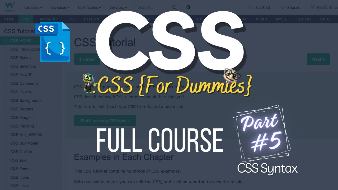 Css Full Course 05 Css Syntax Structure How To Write Css Code
