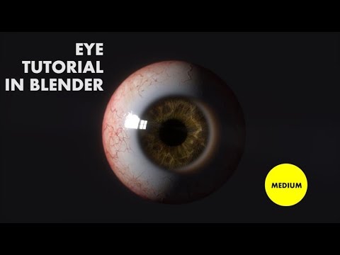 Eye Tutorial In Blender Youtube