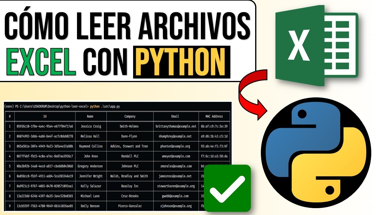 Cómo Leer Archivos Excel Con Python Cargar Datos De Excel Xlsx A