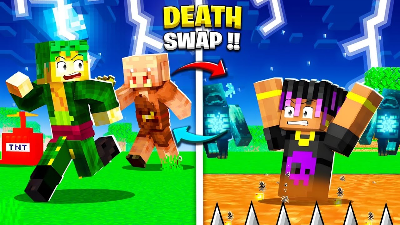 Minecraft Deathswap But With Random Items рџ ї Youtube