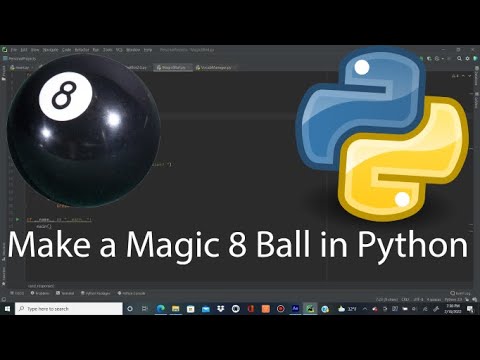 Magic 8 Ball Tutorial Python Youtube